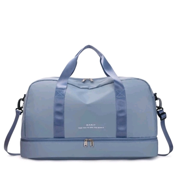 Bags | New Blue Duffle Bag | Poshmark